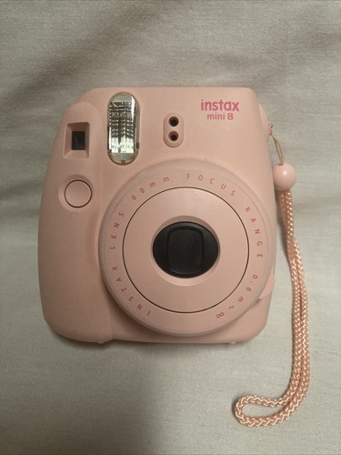Fuji Instax Mini 8 Fujifilm Instant Film Camera Pink Tested Works | eBay