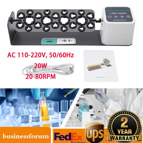 Digital Long Axis Rotating Mixer Shaker Rotating Chemical Tube Mixer ...