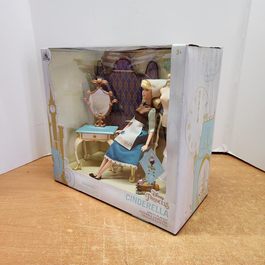 Disney Cinderella Classic Doll with Vanity Play Set New in Box | eBay