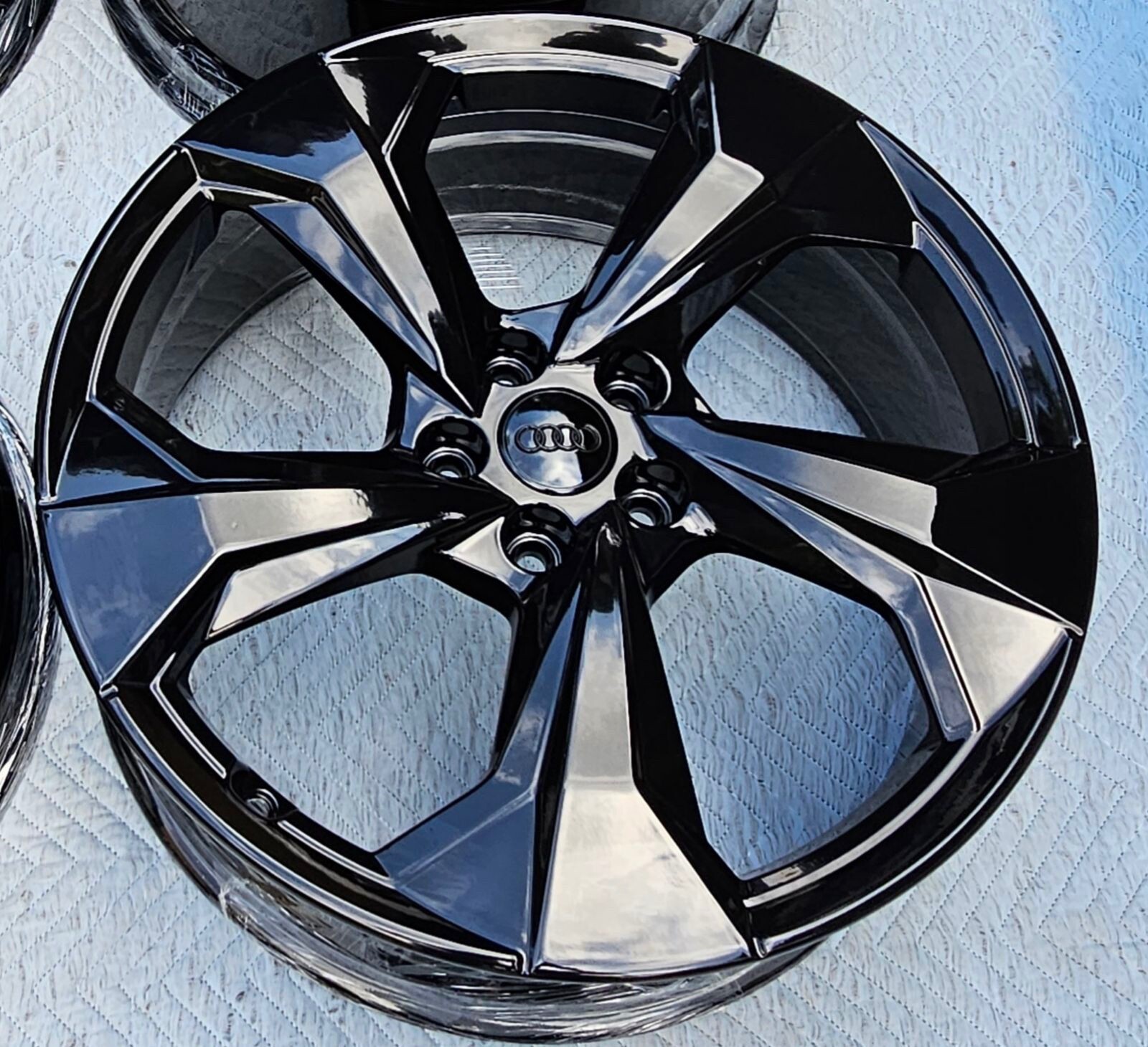 2021 Audi Q5 OEM Factory Wheels Rims 20" Powder Coated Black ...