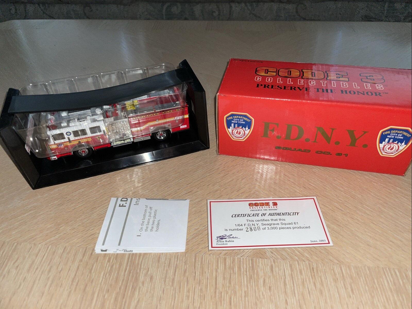 code 3 collectibles FDNY Squad 61 | eBay