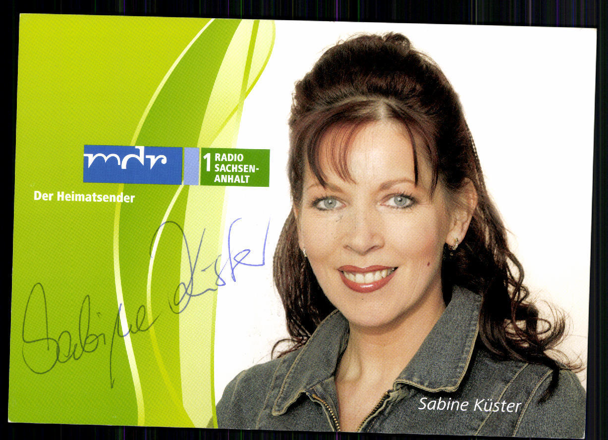 Sabine Küster MDR Autogrammkarte Original Signiert ## BC 9242 | eBay