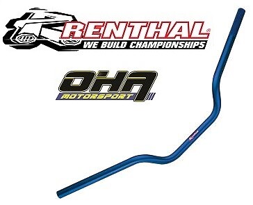 Renthal Universal Unbraced 22mm Motorcycle Bike Handlebars Bars Ultra ...