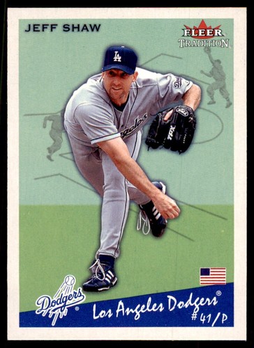 2002 Fleer Tradition Jeff Shaw Baseball Cards #422 | eBay