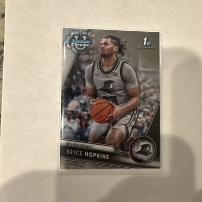 2023-24 Topps Bowman U Chrome 1st Bowman Bryce Hopkins Providence ...