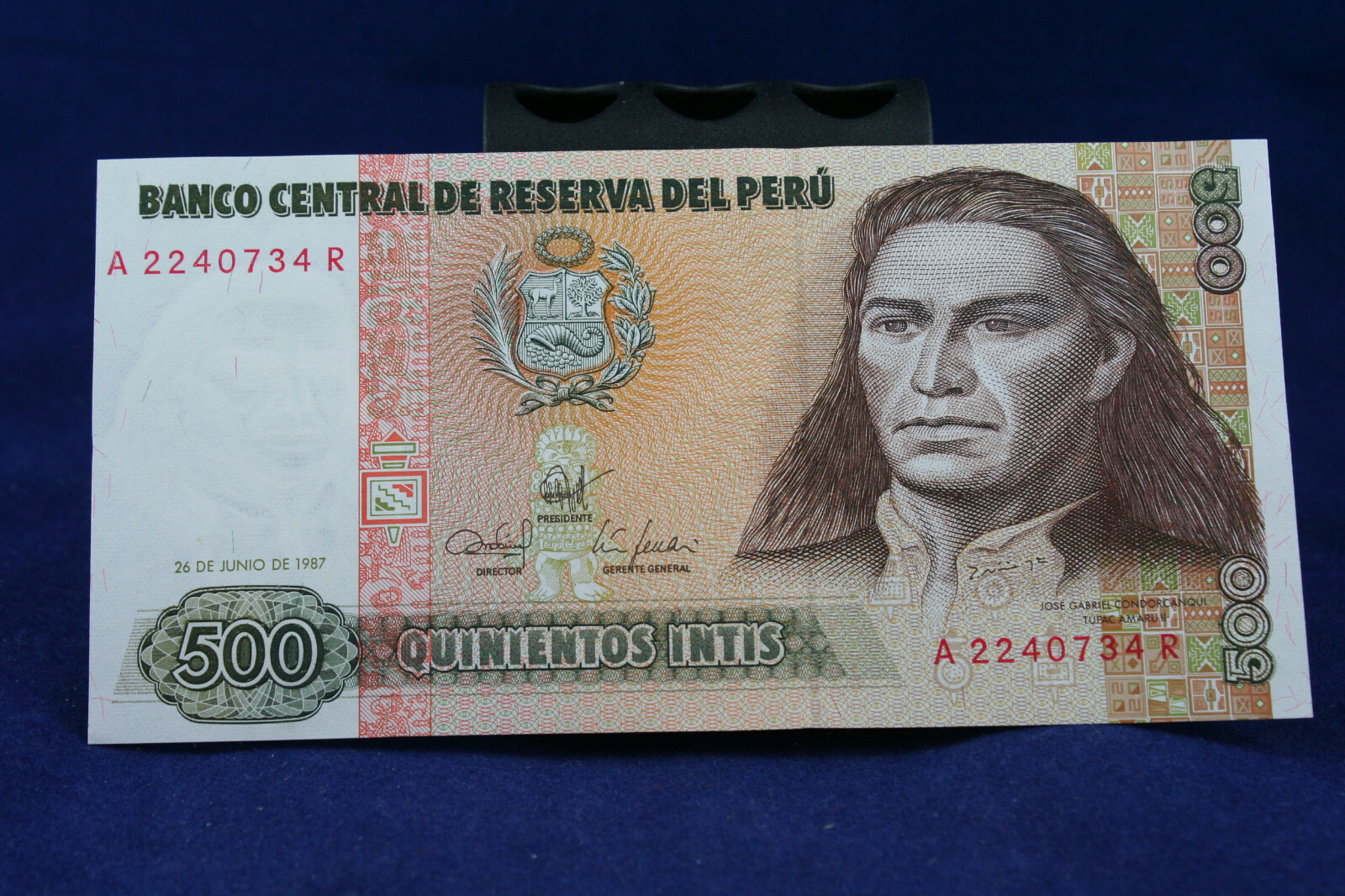 500 Quinientos Intis Central Bank Of Peru 1987 | eBay