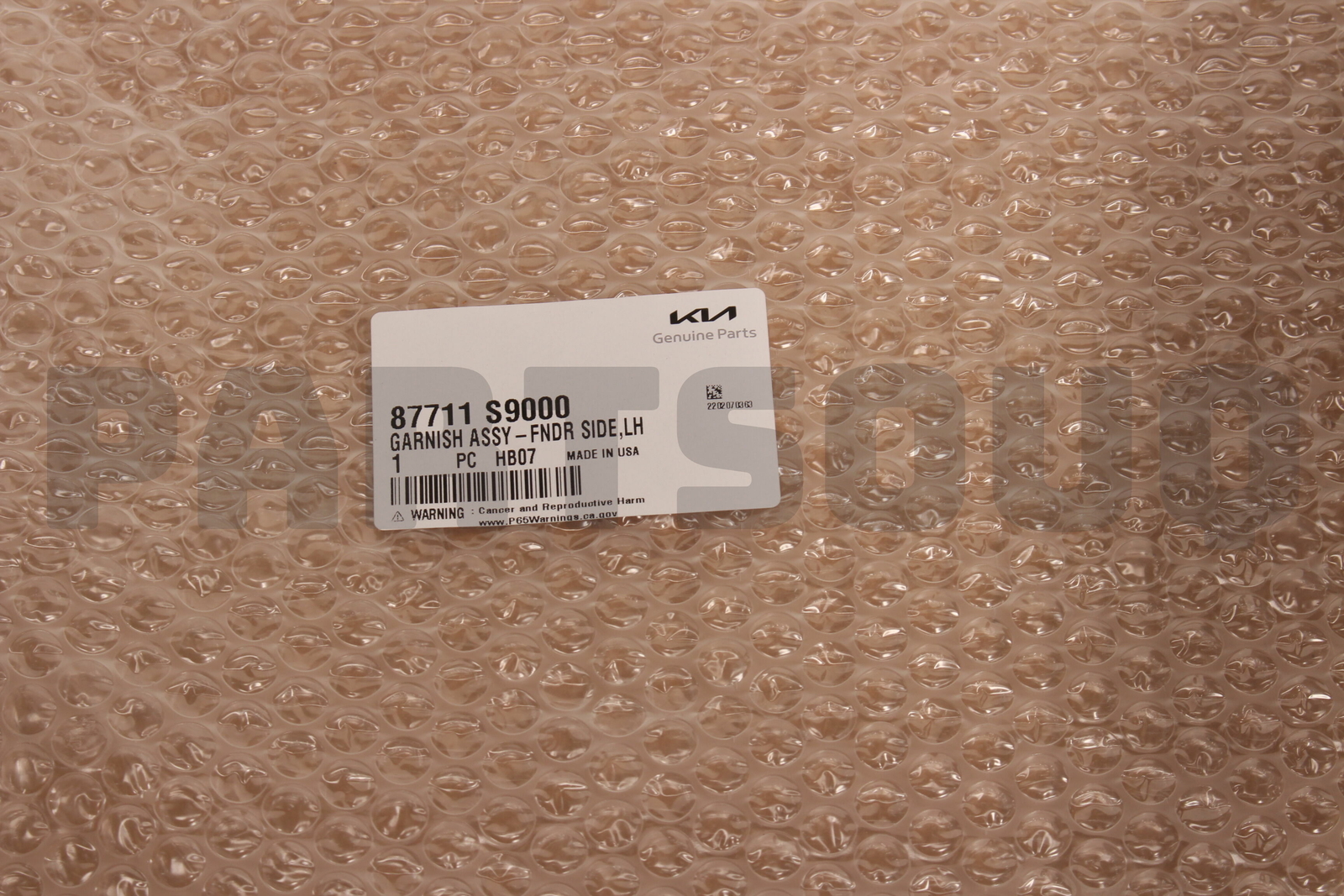 87711S9000 Genuine Hyundai / KIA GARNISH ASSY-FNDR SI | eBay