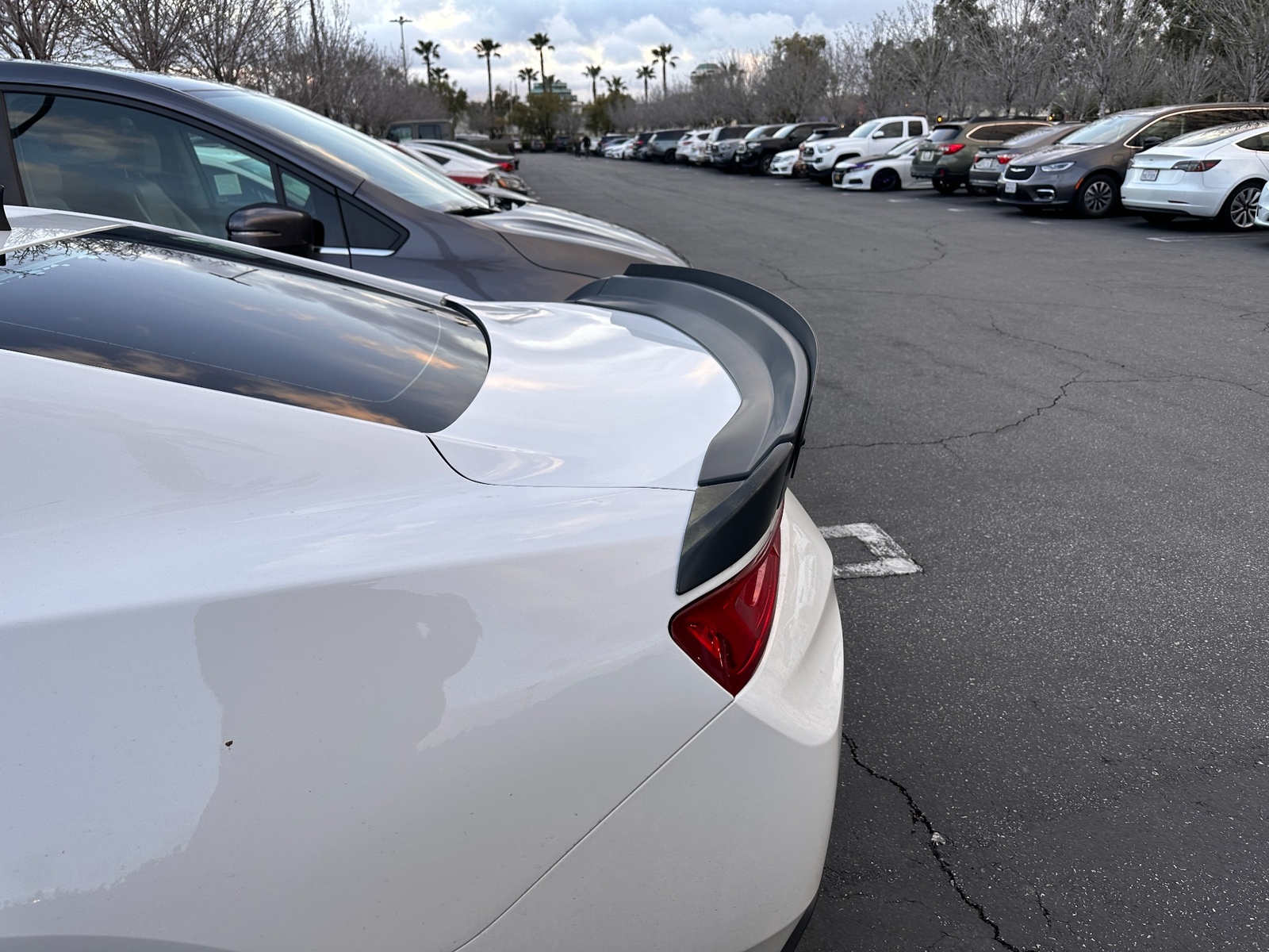 Gloss Black Decklid Black Spoiler Extension WickerBill Fit 16-Up Camaro ...