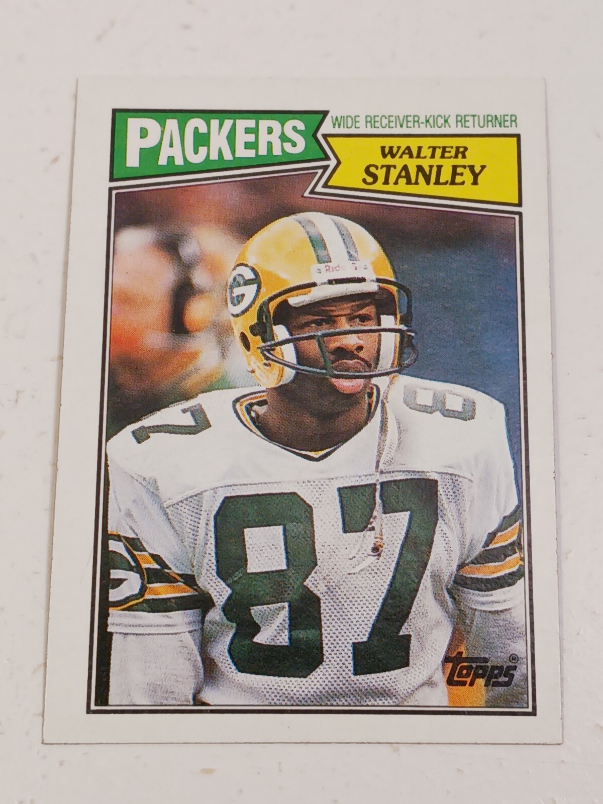 Walter Stanley Green Bay Packers 1987 Topps Card #356 | eBay