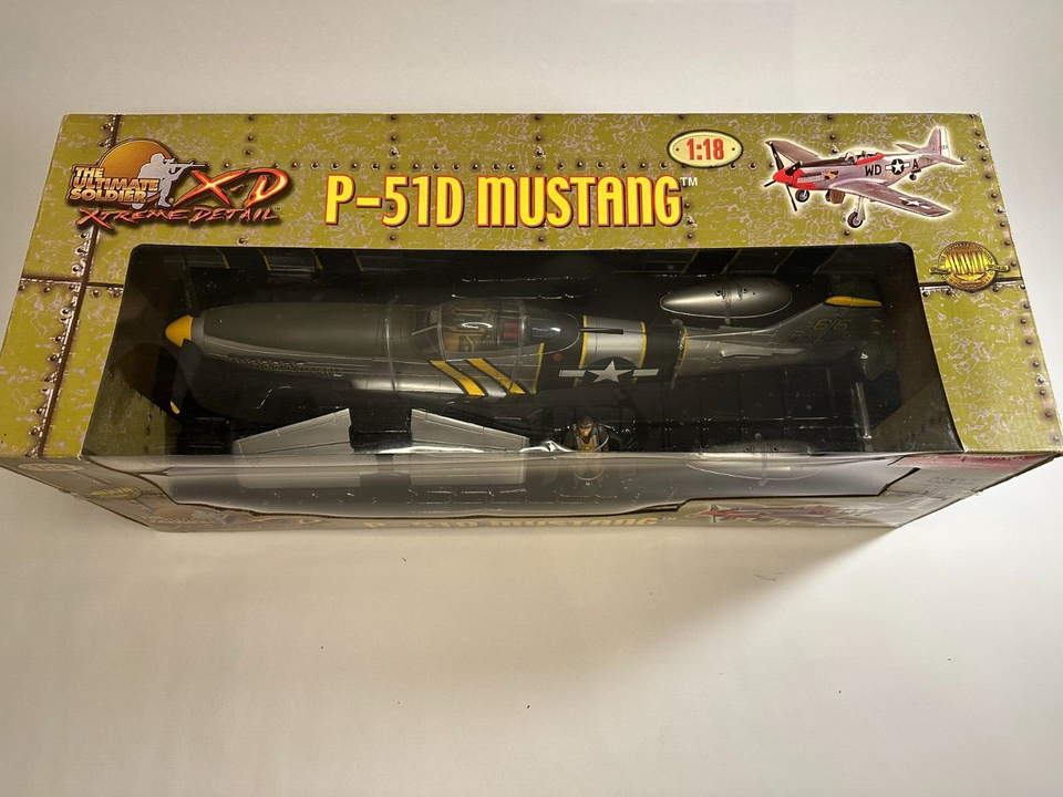 1/18 Scale P-51 Mustang Flying Undertaker by 21st Century Toys Ultimate ...