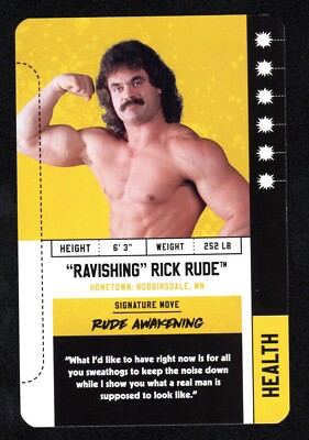 Ravishing Rick Rude 2020 WWE Wrestling Jumbo Legend Card | eBay