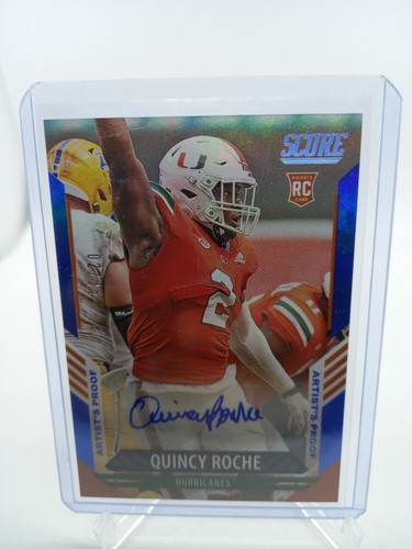 Quincy Roche Score Artists Proof Auto /35 | eBay Australia