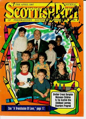 "McHale's Navy” Ernest Borgnine Signed Scottish Rite Journal Cover ...