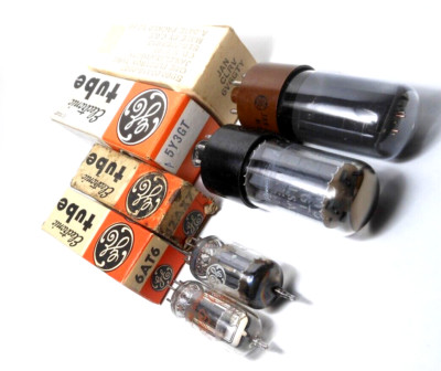 GE 1950-60s' NOS Fender Harvard 5F10 Amp Tubes Set 6V6GT 5Y3GT 12AX7A ...