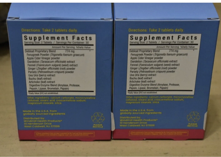 Lot Of 2. Vibe Wellness DEBLOAT SLIM + TONE Dietary Supplement 60 ...