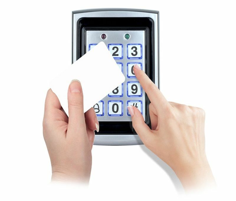 RFID Metal Access Control Keypad Waterproof Cover Contactless Door ...