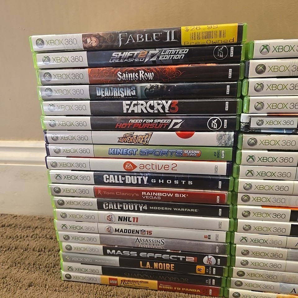 Lot of 37 Microsoft Xbox 360 Games Good Condition | eBay