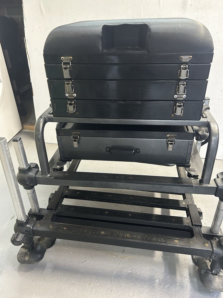 2 Preston Fishing Seat Box On Box | eBay UK