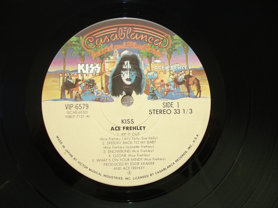 KISS ~ ACE FREHLEY Solo ~ IMPORT LP w/Booklet Casablanca‎ VIP-6579 | eBay