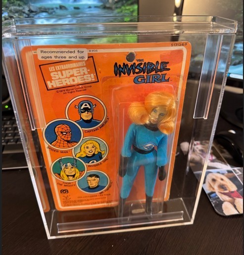 Vintage Mego Invisible Girl from Fantastic Four on French Card- Sealed ...