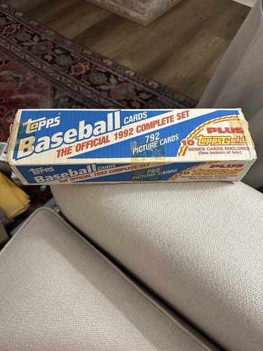 Topps 1992 Baseball Cards, The Official 1992 Complete Set | eBay
