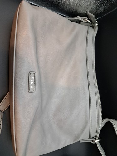 Vintage Relic Cross Body 80s Gray Red Blue Faux Leather Patchwork Purse ...