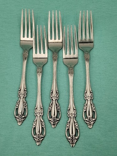 5 Oneida Distinction Deluxe HH RAPHAEL Stainless DINNER FORKS 7 1/4" | eBay