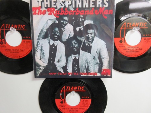 💥4 ' THE SPINNERS ' HIT 45's+1PICTURE [THE RUBBERBAND MAN] THE 70's! 💥 ...