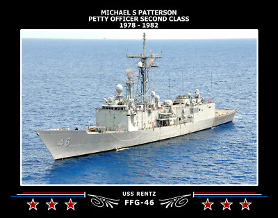 Navy Emporium USS Rentz FFG-46 Canvas Photo Print 162FFG46 | eBay