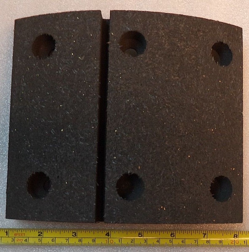 ABEX BRAKE LININGS, 8 BLOCKS FOR 4 SHOES PER BOX, HEAVY DUTY, P/N ...