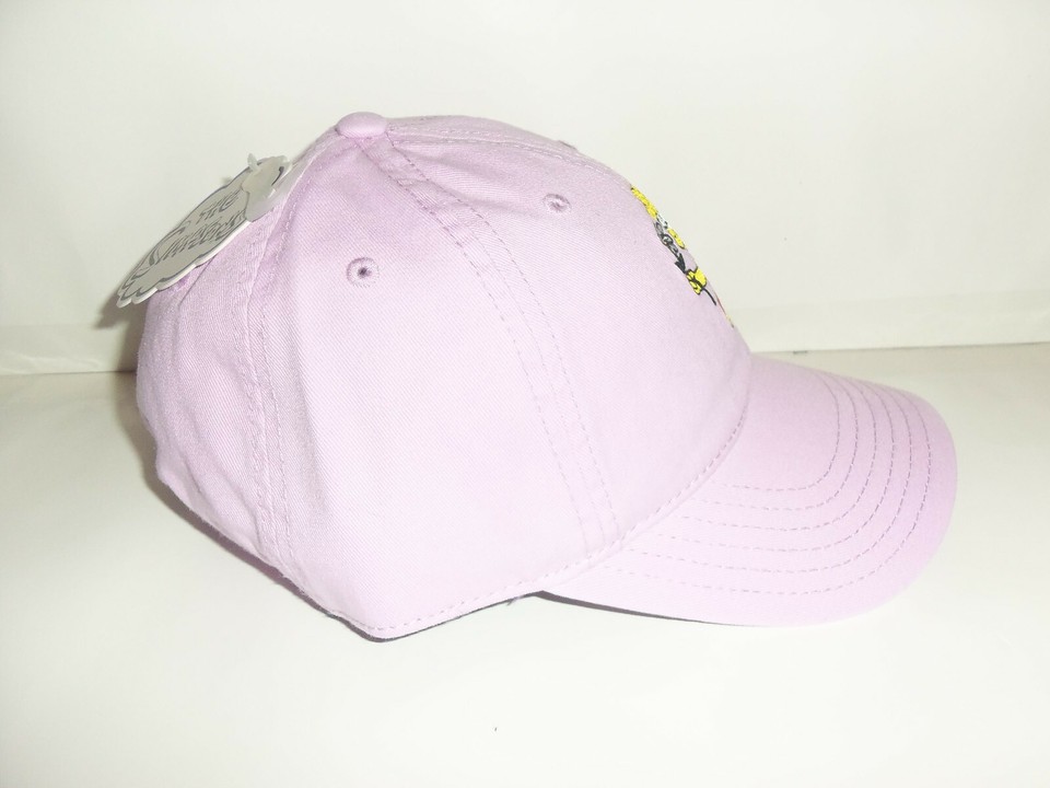 NWT THE SIMPSONS Lisa Simpson "Daisy" PINK BASEBALL HAT -- ADJUSTABLE ...