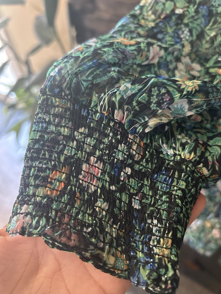 Tia Smocked Mini Dress Anthropology Size Small Cocktail | eBay UK