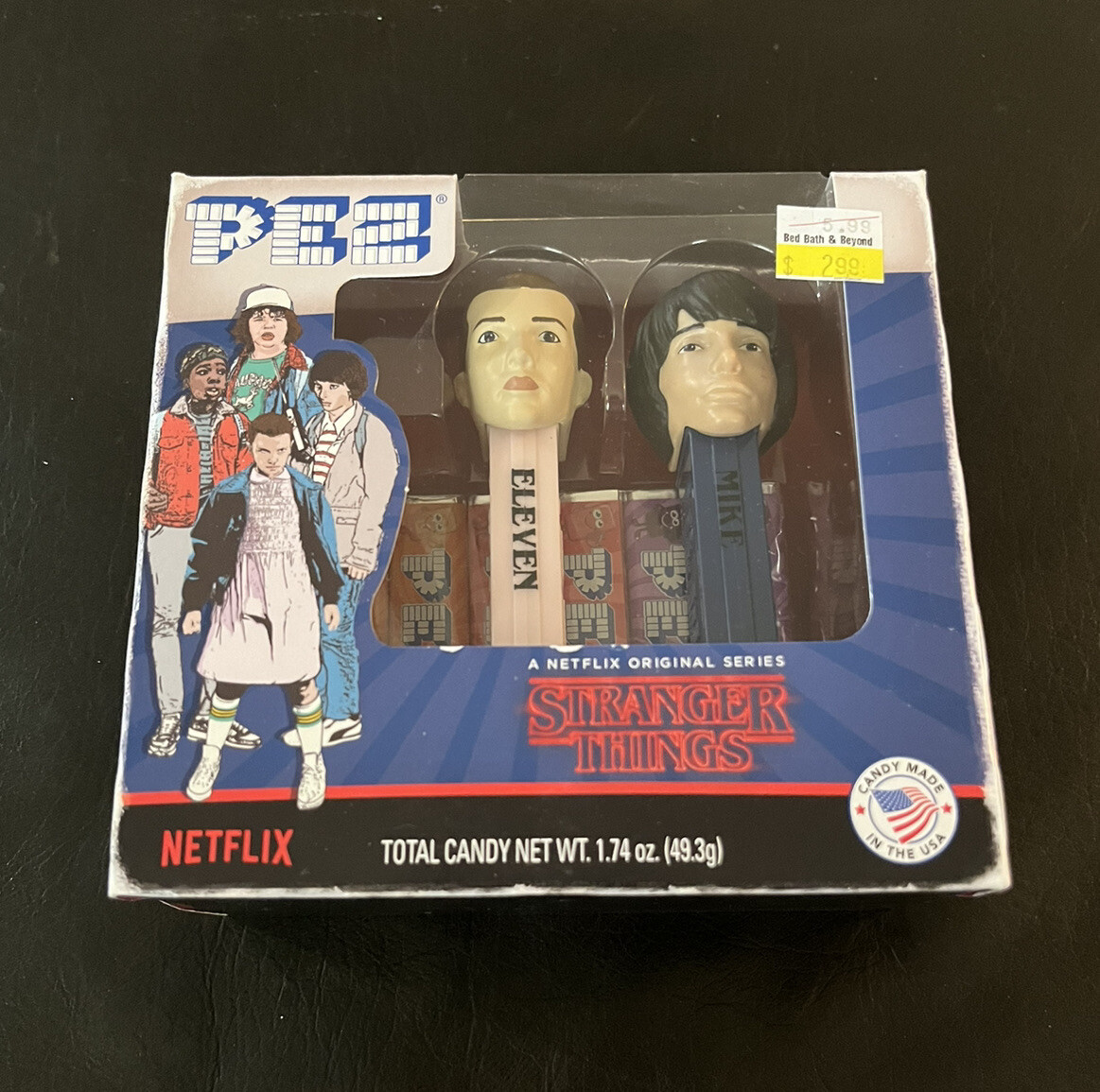 Stranger Things Pez Set of 2 Mike and Eleven with 6 Candy Rolls NEW ...