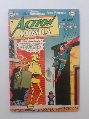 Action Comics 173 DC Comics Golden Age Superman 1952 Rare Robot Cover ...