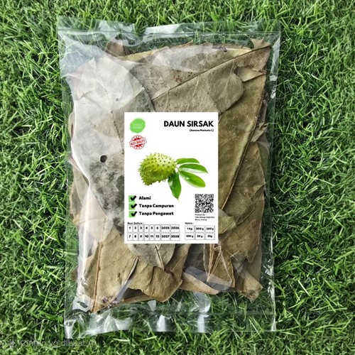 Dried Soursop Leaves 250g Clean Botanical Pack for Tea & Infusion aroma ...