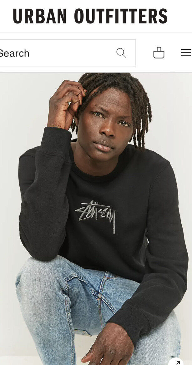 NWOT Stussy crewneck sweatshirt Light Gray Large | eBay NWOT Stussy crewneck sweatshirt Light Gray Large | eBay