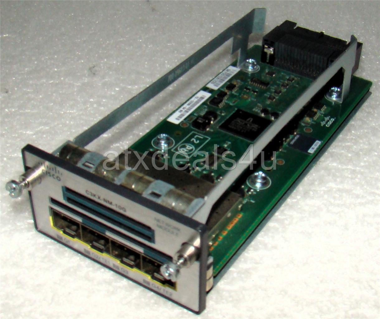 Cisco C3KX-NM-10G 73-12299-04 Catalyst 3560X 3750X 10Gbps 4-Port ...