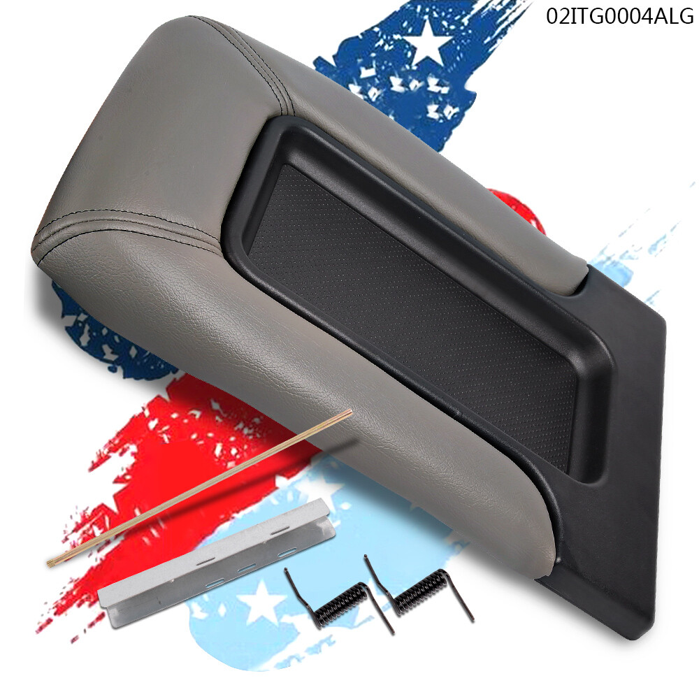 Center Console Lid Kit Arm Rest Latch Fit For 1999-2007 GM Chevy Light ...