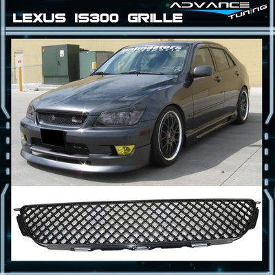 Fits 01-05 Lexus IS300 Front Upper Hood Mesh Grille Grill Unpainted ...