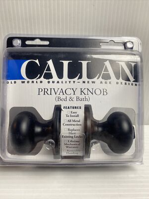 Callan KS1027 Saxon Privacy Knob Set Series Grade 3 Edged Bronze | eBay