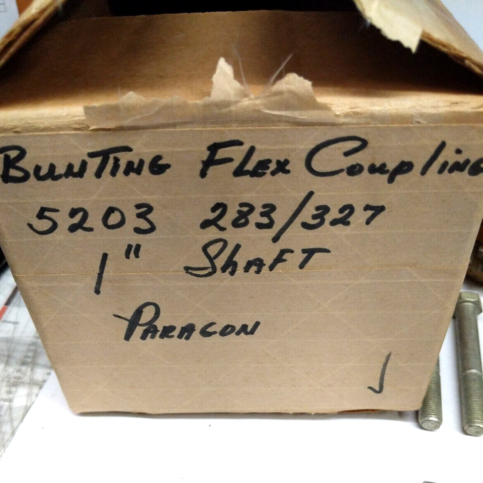 Flexible Marine Coupling Bunting Brass & Bronze Model 5203 1" shaft NOS ...