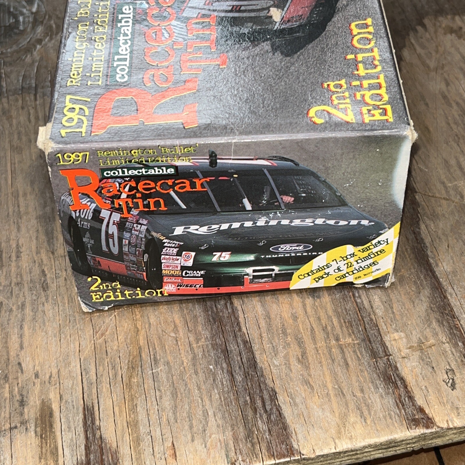 NASCAR RICK MAST REMINGTON RACING LE #75 1997 FORD T-BIRD RACE CAR TIN ...