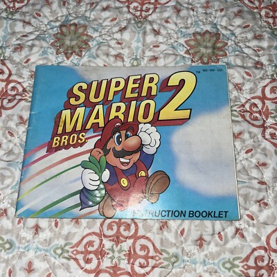 Super Mario Bros 2 (Nintendo Entertainment System) Instruction Booklet ...