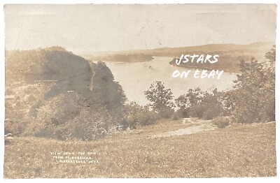 1907 PARKERSBURG, WV, OHIO RIVER VIEW FROM FT. BOREMAN REAL PHOTO ...