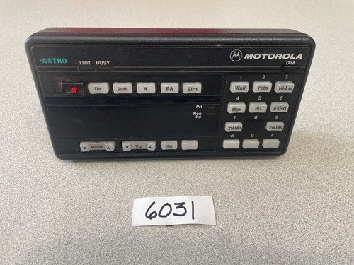 Motorola Astro Spectra Control Head - Systems 9000 - HCN1078J | eBay