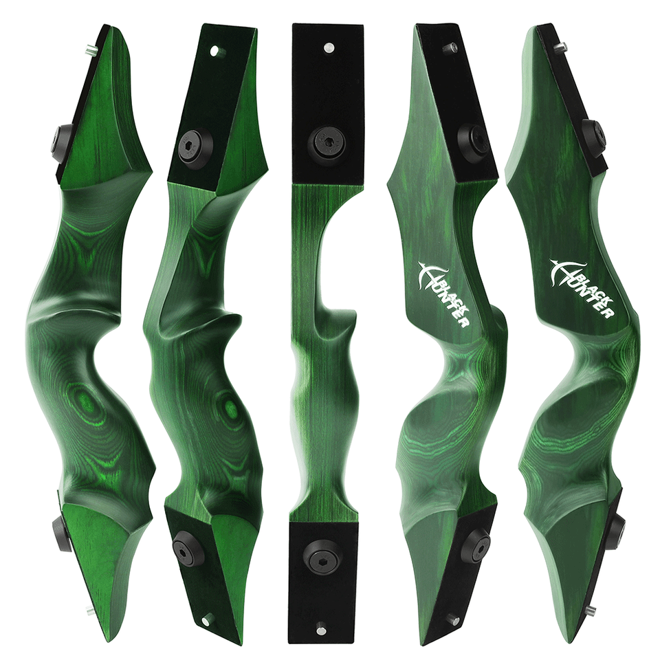 60'' Takedown Longbow Archery Wooden Riser 20-60lbs Target Shooting ...