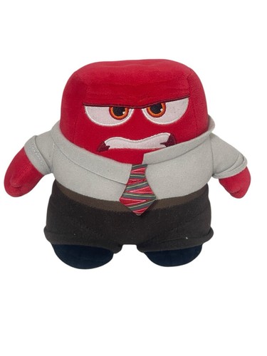 Disney Pixar Inside Out Anger 6" Plush Red Doll in Suit Stuffed Animal ...