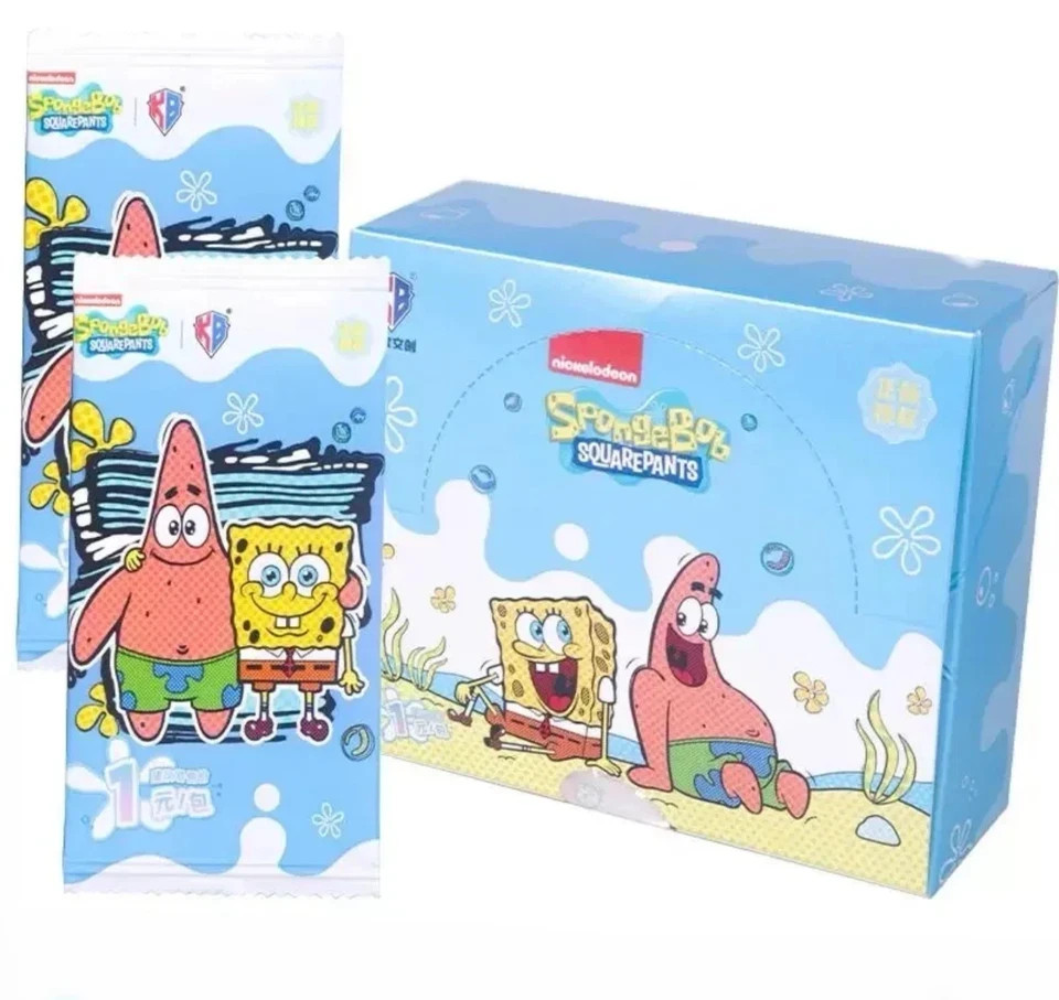 KB SpongeBob Card Mystery Box – 36 Packs Sealed Trading Cards ...