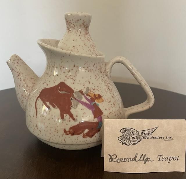 Red Wing Pottery Round Up 2006 Collectors Society Teapot | eBay