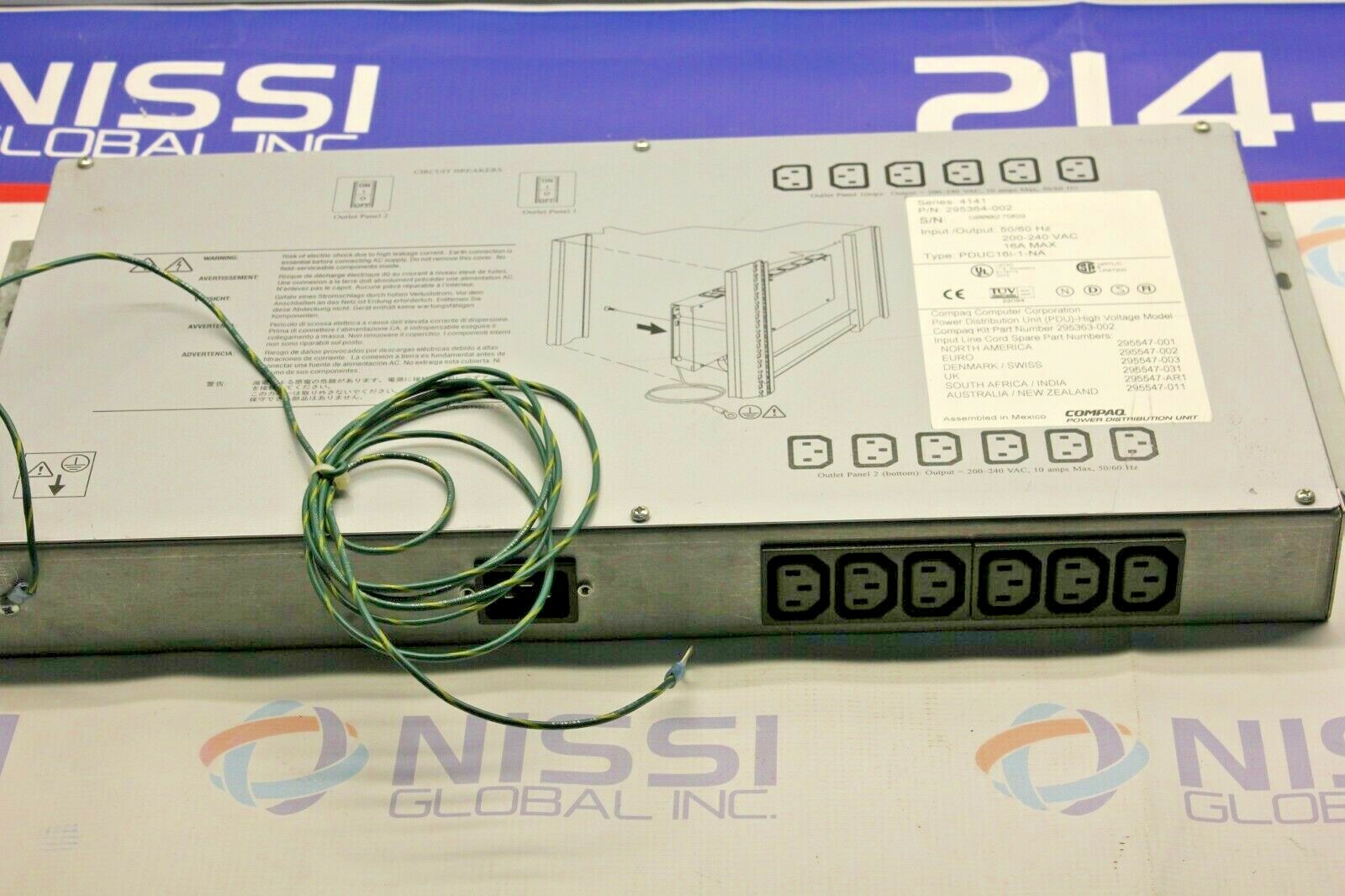 Compaq 16 Amp Power Distribution Unit PDU - High Voltage 295364-002 ...